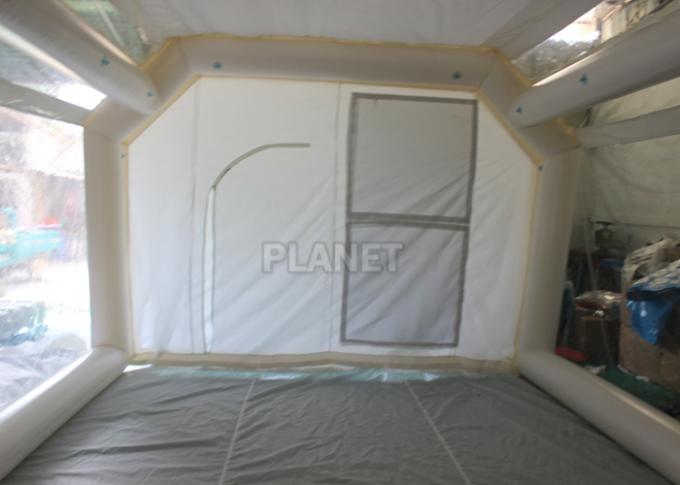Airtight Portable Paint Booth Tent 0.6 Mm PVC Tarpaulin Easy Installation