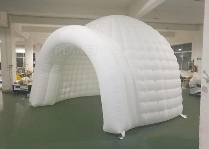 3m 4m 5m Oxford Cloth White With LED Light Use Blow Up Inflatable Igloo ...