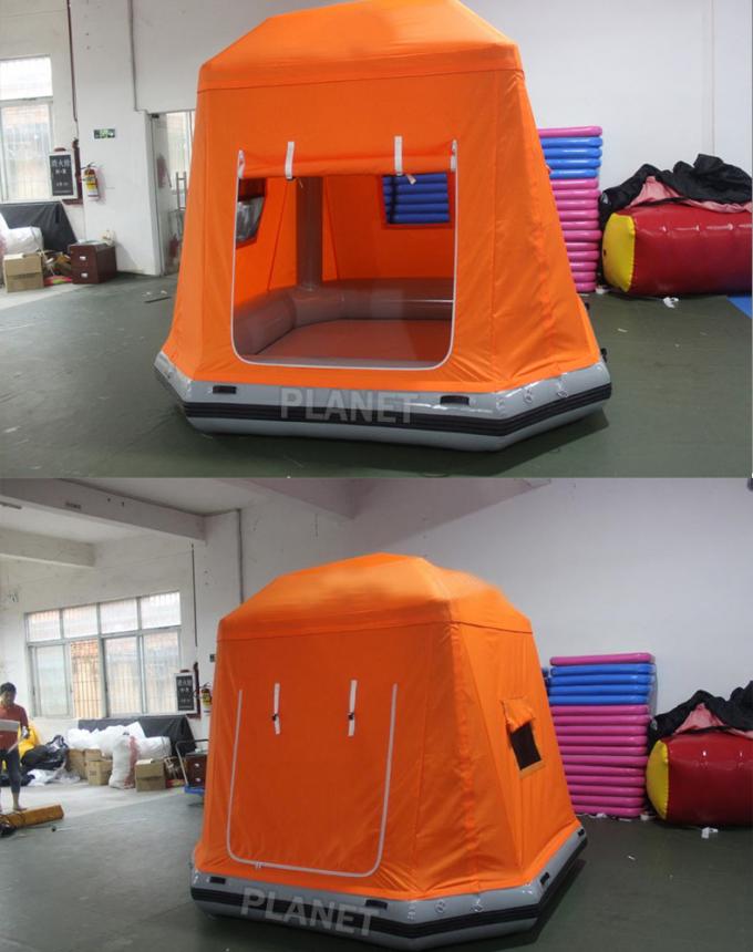 Camping Inflatable Floating Water Tent / Blow UP Shoal Raft Tent