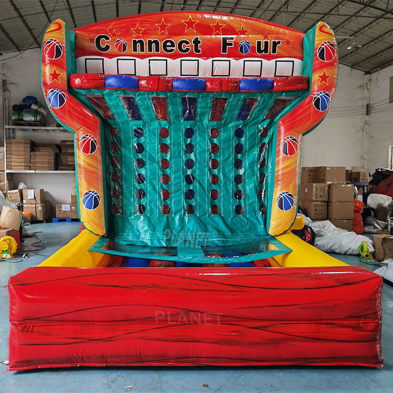 Commercial Outdoor Sports Inflatable Connect 4 Basketball Shooting ...