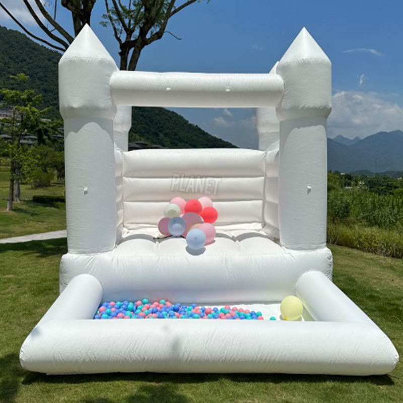 Kids Party Mini Bounce House With Ball Pit Inflatable Bouncy Castle ...