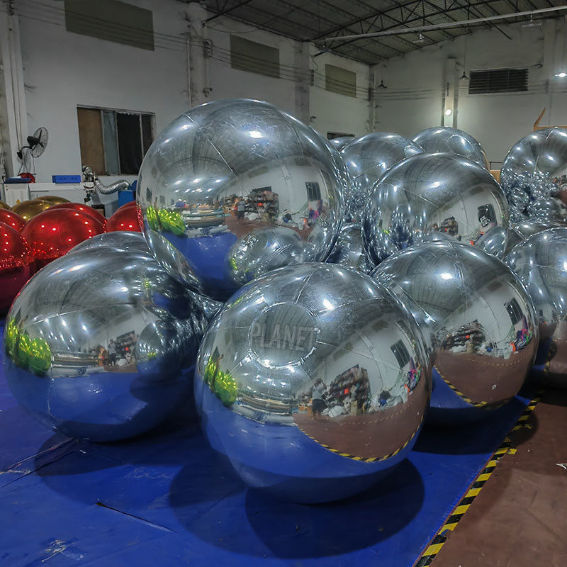Custom Giant Decorative Inflatable Mirror Sphere Large Mirror Balloon ...