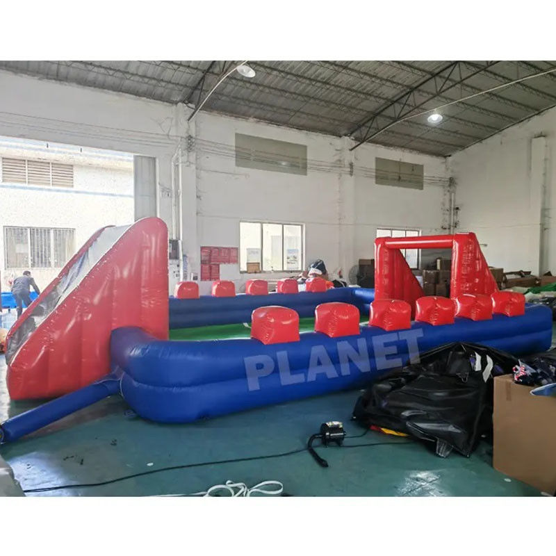 0.55mm Plato Inflatable Sports Games Soap Soccer Field Training ...