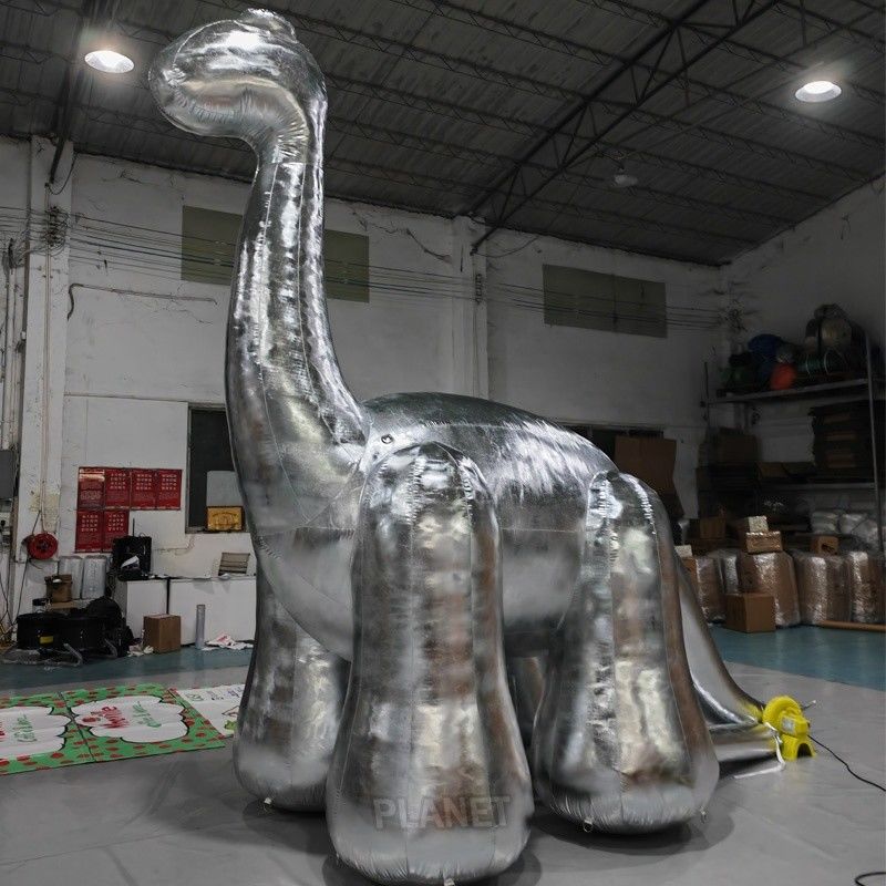 Custom Zoo Event Inflatable Dinosaur Model Giant Long Necked Dinosaur ...