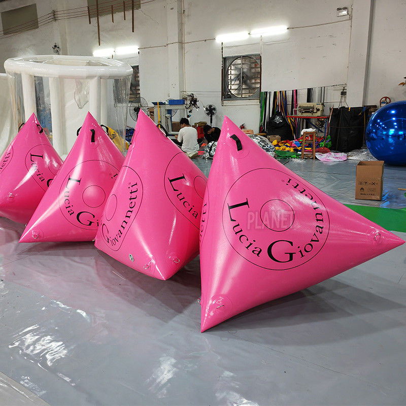 Custom Logo Triathlon Floating Inflatable Swim Buoy Inflatable Triangle ...