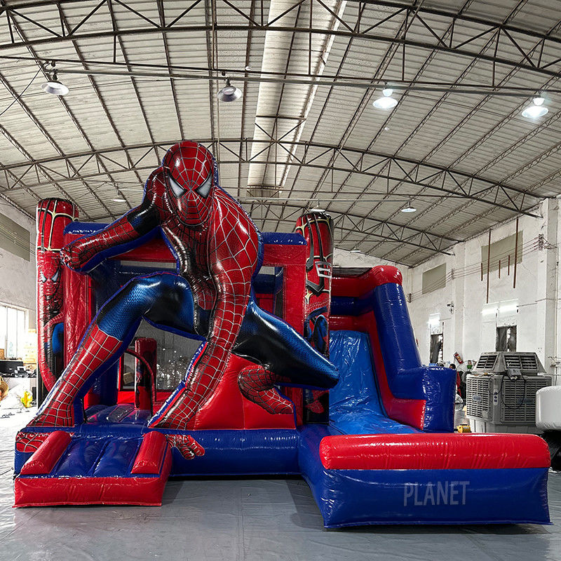 Commercial Grade Inflatable Spider Man Bounce House Inflatable Jumping ...