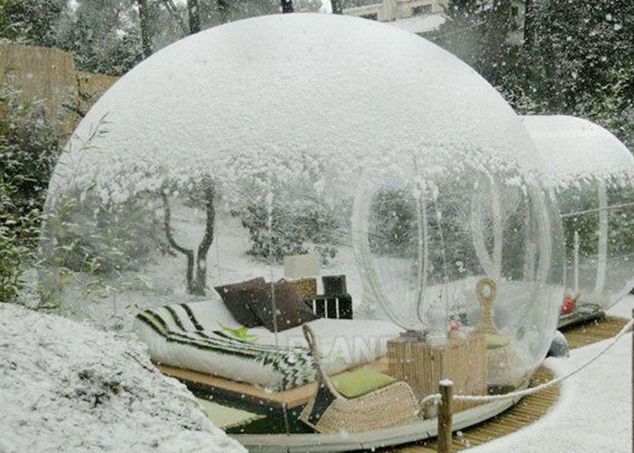 Outside Transparent Bubble Room Tent 3M / 4M / 5M / 6M Dia Or ...