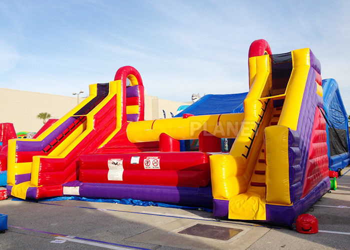 Interactive Giant Inflatable Battle Zone Jousting Game Arena 10 X 8.5 X 5 M