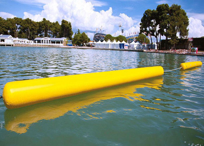 Customize Floating 0.9mm PVC Yellow Inflatable Long Cylinder Buoy Tube ...