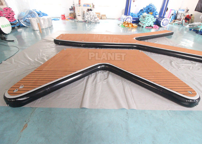 Drop Stitch V Shape Boat Dock Inflatable Sea Water Pontoon Boat ...