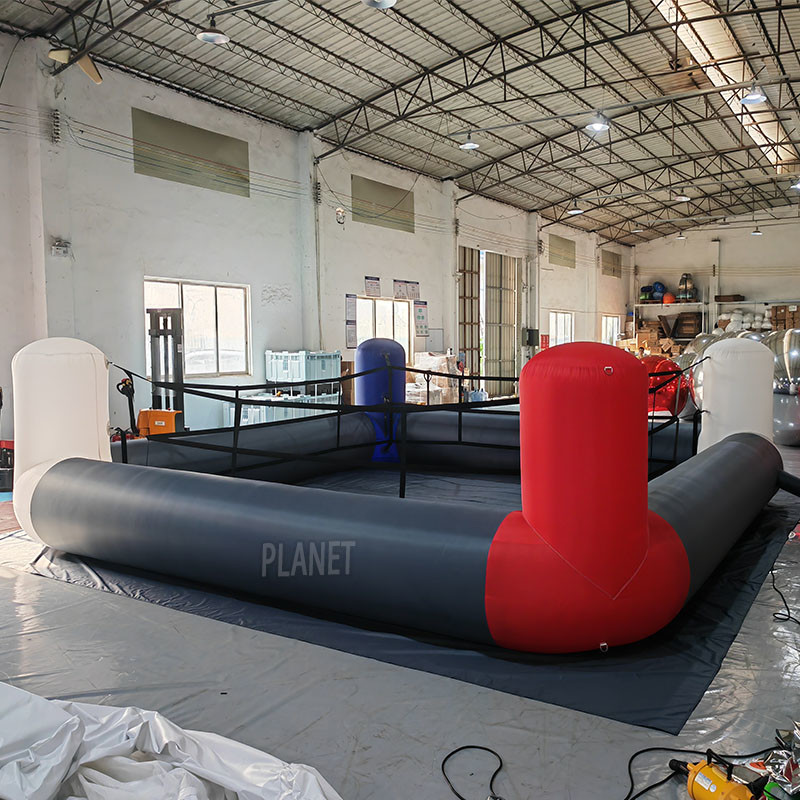 Giant Adults Battle Zone Inflatable Wrestling Boxing Ring For Event