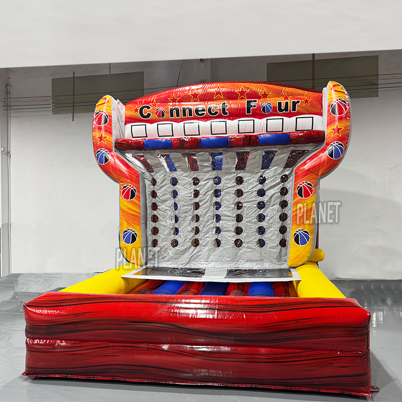 Outdoor Party Inflatable Basketball Connect 4 Sports Games Inflatable ...
