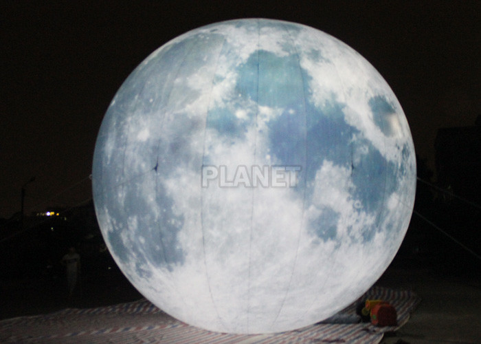 Giant Lighting Inflatable Moon Globe 6 M Dia PLL - 145 Long Lifespan