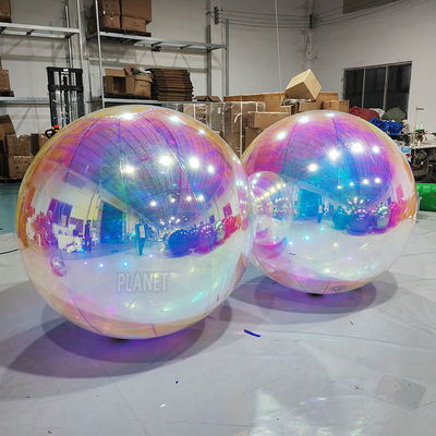 Giant Christmas Inflatable Metallic Balls PVC Mirror Ball Inflatable ...