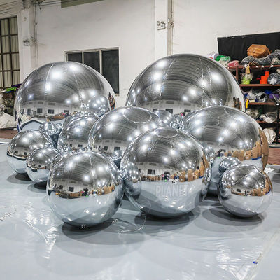 Giant Christmas Inflatable Metallic Balls PVC Mirror Ball Inflatable ...