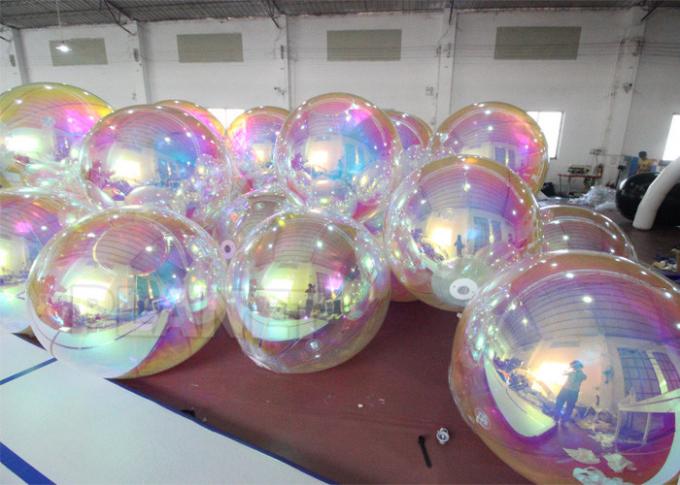 Giant PVC Dazzling Floating Inflatable Colorful Mirror Ball Decorative ...